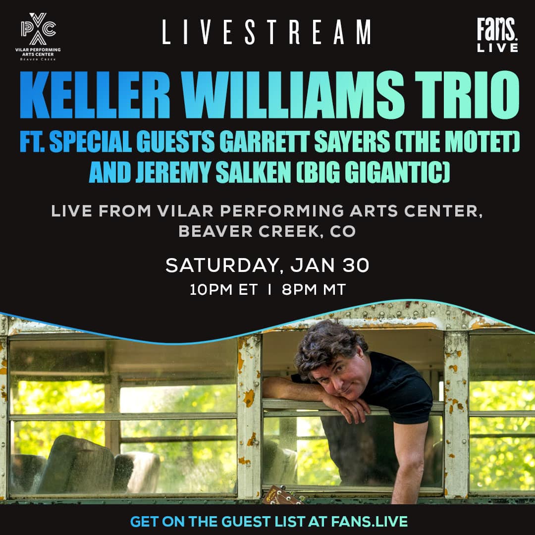 Keller Williams Trio feat. special guests Garrett Sayers of Motet and ...